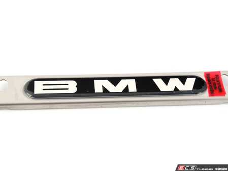 Genuine BMW - 82122456421 - BMW License Plate Frame - Brushed Finish ...