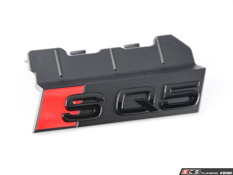 Genuine Volkswagen Audi - 80A071805 - Front Black SQ5 Emblem (80A 071 805)