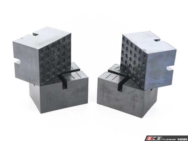 QuickJack - 5300013 - Urethane Pinch-Weld Block - 3x3x2.5" - Set Of Four