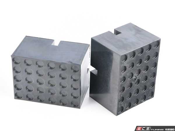 QuickJack - 5300013 - Urethane Pinch-Weld Block - 3x3x2.5" - Set Of Four