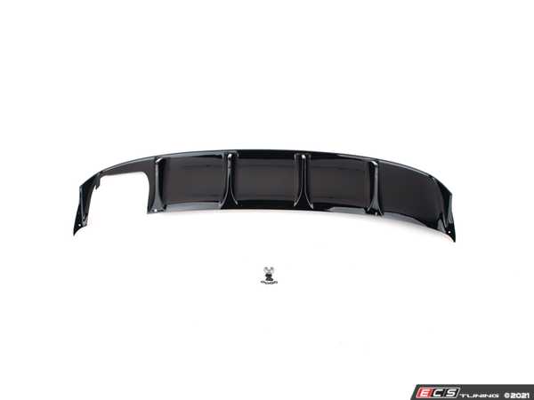 Ecs 007170la01 01kt Mk6 Jetta Facelift Rear Diffuser Gloss Black