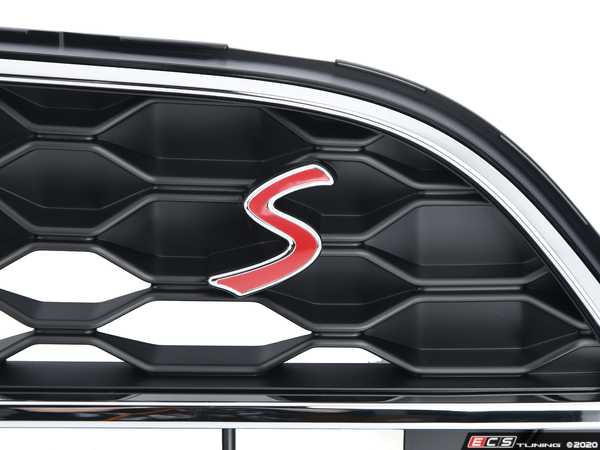 Genuine MINI - 51135A1A140 - F60 LCI Hood Grille Cooper S - Chrome (51 ...