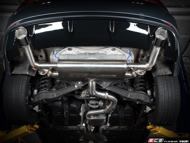 ECS - 015517LA - 8v A3 Quattro Valved Catback Exhaust System