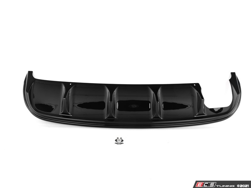 ECS - 007186la01-01KT - MK6 Jetta GLI Rear Diffuser - Gloss Black
