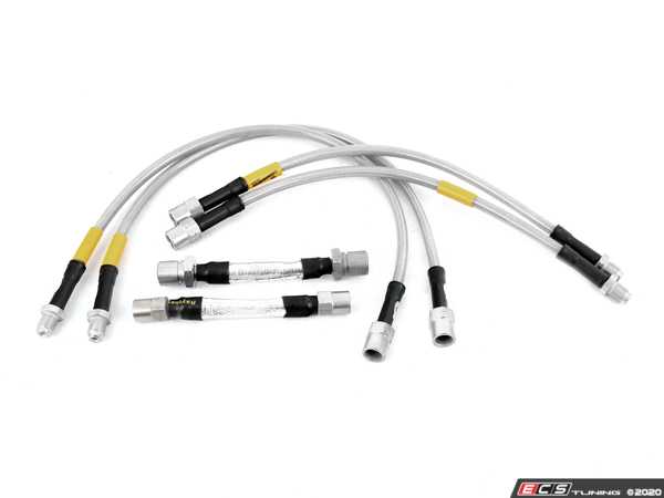 Goodridge - 31014 - G-Stop Stainless Steel Brake Line Kit - Front & Rear