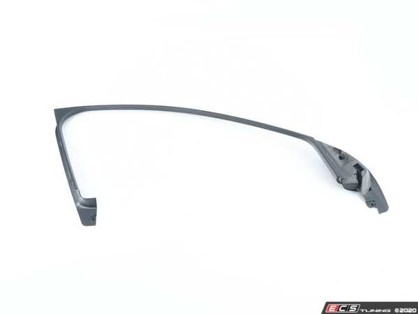 Genuine BMW - 51337420858 - COVER, WINDOW FRAME, DOOR FR (51-33-7-420-858)