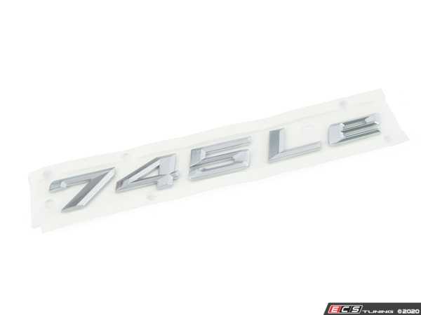 Genuine BMW - 51149492720 - Model Emblem - 745Le (51-14-9-492-720)