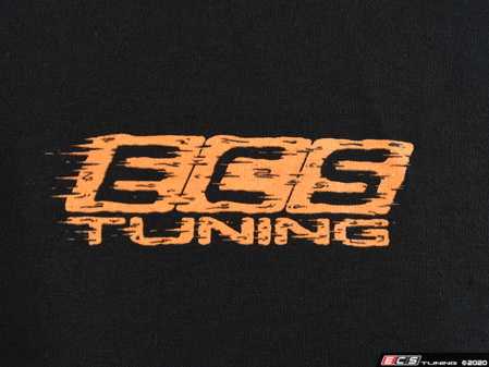 ECS - BLKFOMELT2 - Black With Flo Orange Melting ECS Short Sleeve T ...