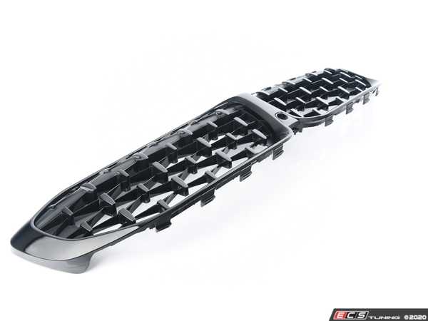 Genuine BMW - 51139448475 - Grill Front - Black Icam (51-13-9-448-475)