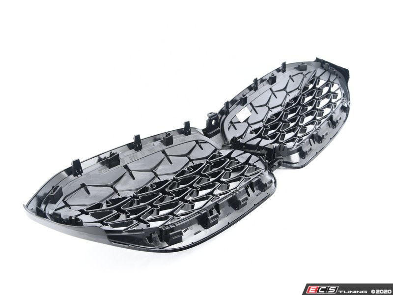 Genuine BMW - 51139448475 - Grill Front - Black Icam (51-13-9-448-475)