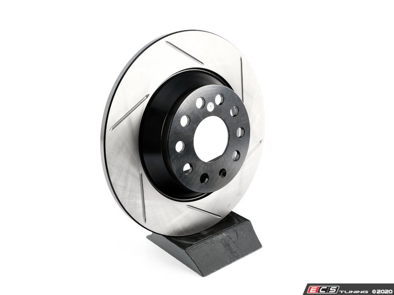 ECS - 3Q0615601A-SLT-L - Rear V4 Slotted Brake Rotor - Left (300x12)