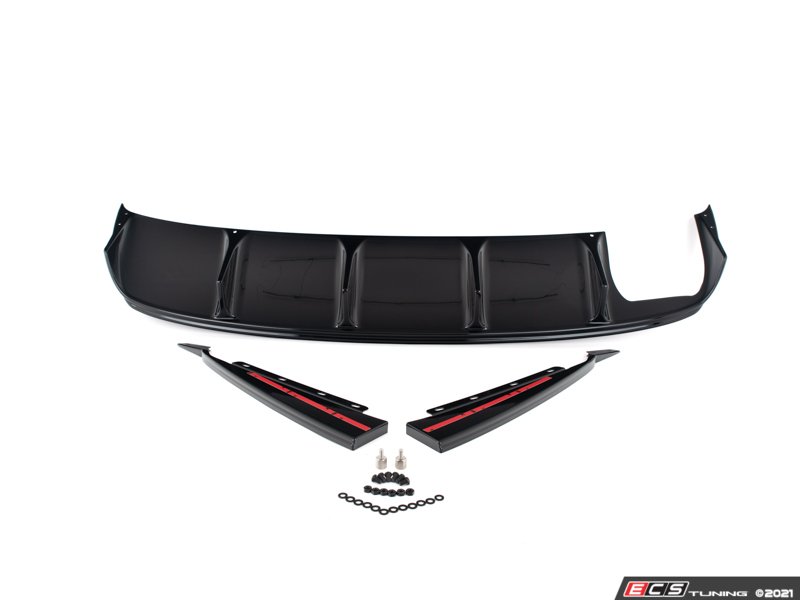ECS - 007170LA02-01KT - MK6 Jetta Facelift Rear Diffuser - With Side ...