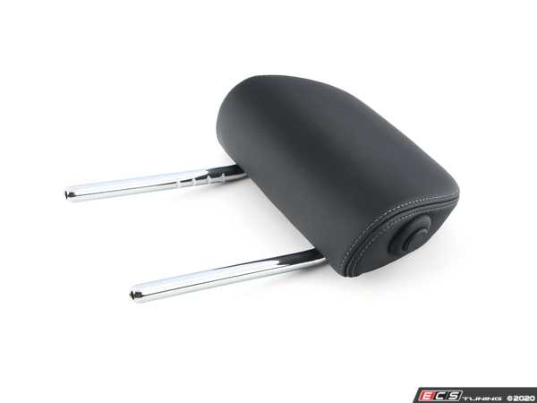 Genuine BMW - 52208079391 - Headrest Leather - Black (52-20-8-079-391)