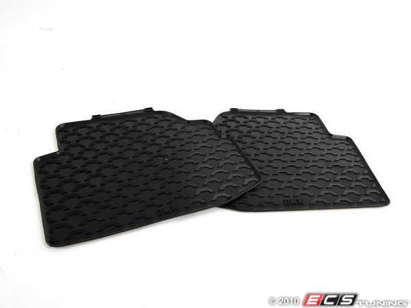 Genuine BMW - 51470427561 - All Weather Rubber Floor Mats - Black - (NO ...
