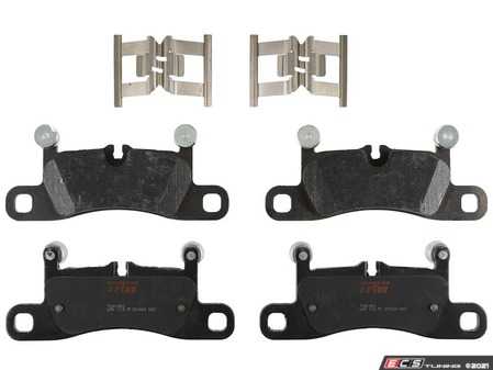 TRW - 7P6698451C - TRW Ultra Low-Metallic Rear Brake Pad Set
