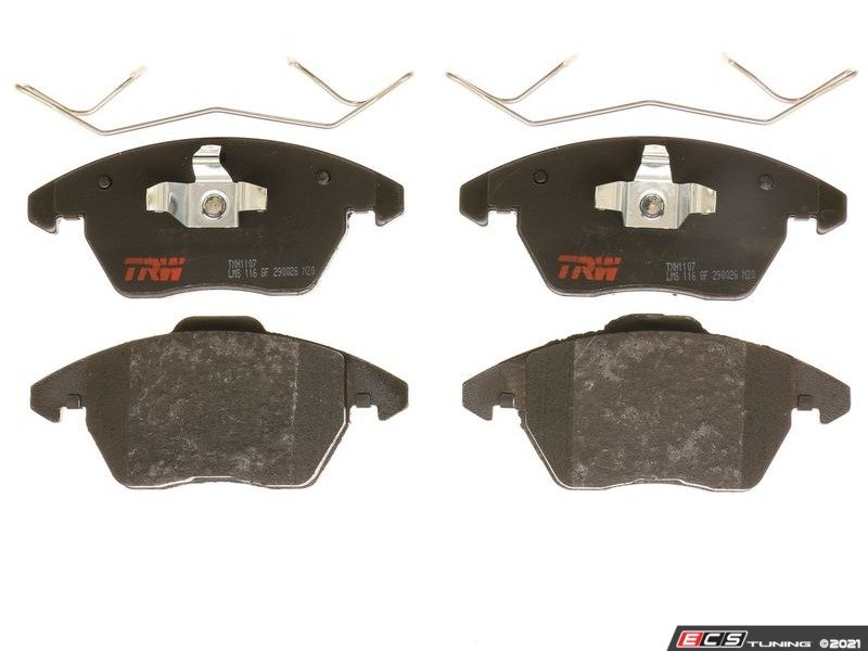 TRW - 5C0698151A - TRW Ultra Low-Metallic Front Brake Pad Set
