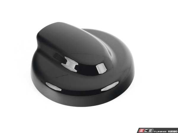 ECS - 51177148885BLACK - Black Gloss Gas Cap Cover