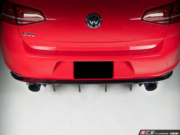 ECS - 011951LA04 - ECS "Ti.22" MK7 GTI 3.0" Titanium Catback Exhaust System
