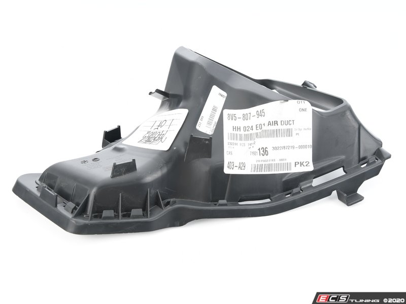 Genuine Volkswagen Audi - 8V5807945 - AIR DUCT (8V5 807 945)