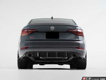 ECS - 007218la01-01KT - MK7 Jetta GLI Rear Diffuser Kit - Gloss Black