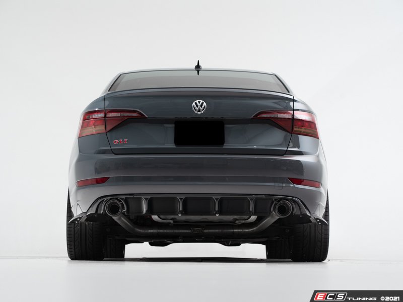 ECS - 007218la01-01KT - MK7 Jetta GLI Rear Diffuser Kit - Gloss Black