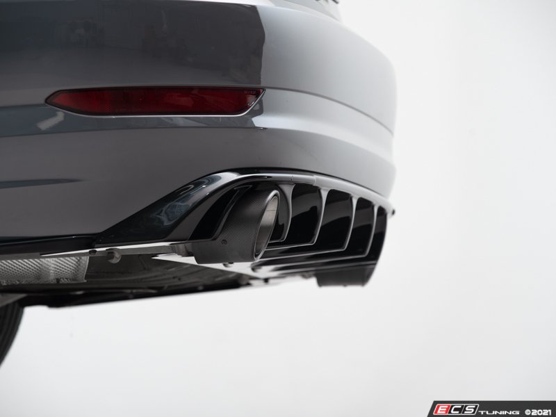 ECS - 007218la01-01KT - MK7 Jetta GLI Rear Diffuser Kit - Gloss Black
