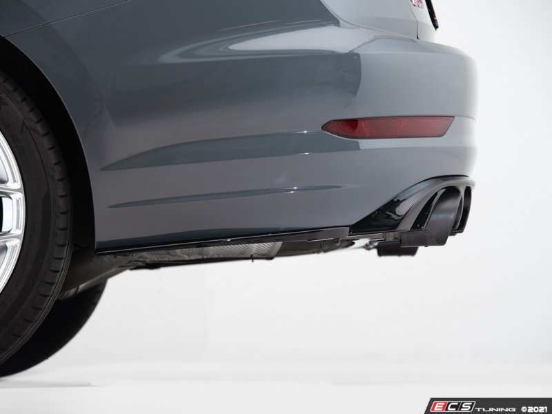 ECS - 007218la01-01KT - MK7 Jetta GLI Rear Diffuser Kit - Gloss Black