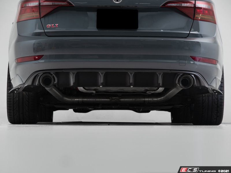ECS - 007218LA01-02KT - MK7 Jetta GLI Rear Diffuser Kit - Textured Black