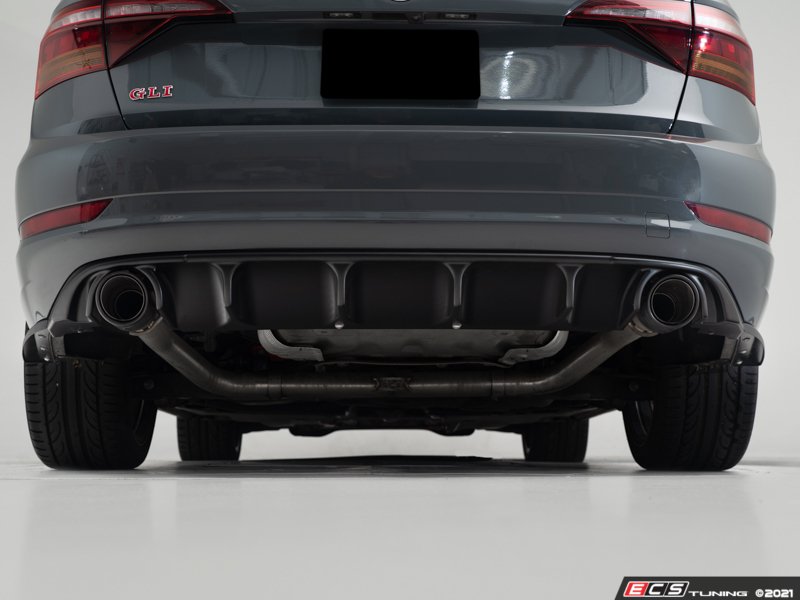 ECS - 007218LA01-02KT - MK7 Jetta GLI Rear Diffuser Kit - Textured Black