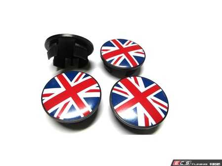 ECS - 36131171069 - Center Cap (54mm) Union Jack - Set Of Four
