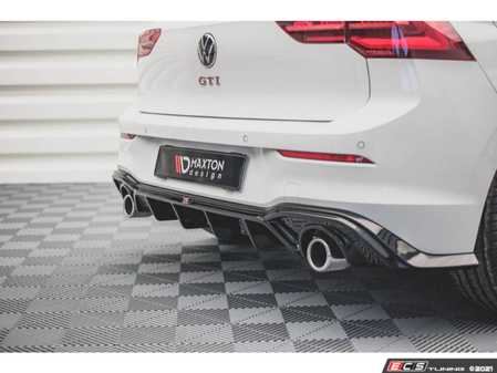 Maxton Design - VW-GO-8-GTI-RS2G - Rear Diffuser V2 - Gloss Black