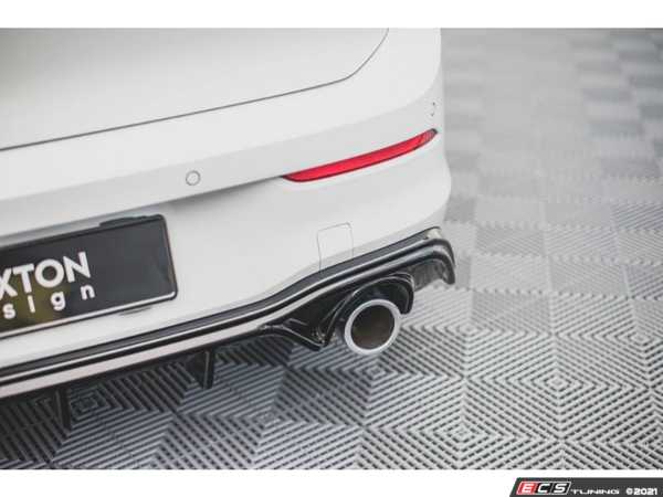 Maxton Design - VW-GO-8-GTI-RS2G - Rear Diffuser V2 - Gloss Black