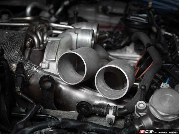 ECS - 006993LA - ECS C7 S6/S7/RS7 4.0T Upgraded Turbo Inlet Pipes