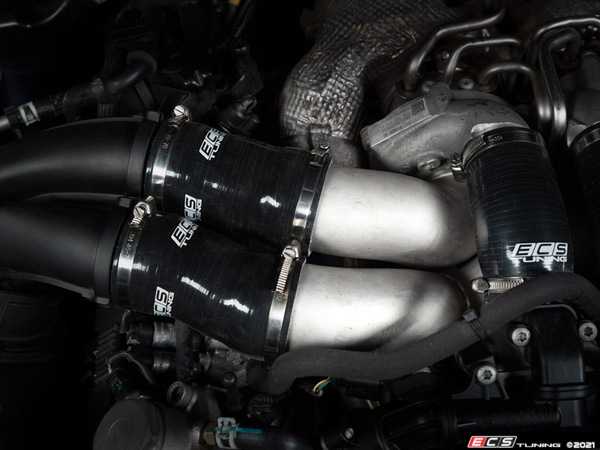 ECS - 006993LA - ECS C7 S6/S7/RS7 4.0T Upgraded Turbo Inlet Pipes