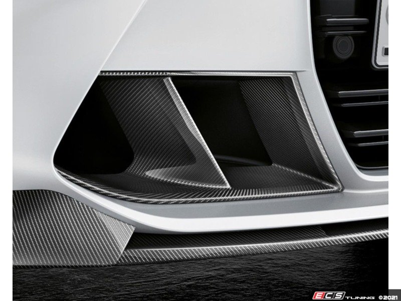 Genuine BMW - 51118074773KT - M Carbon Fiber Front Bumper Air Inlet - Set