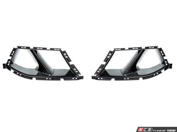 Genuine BMW - 51118074773KT - M Carbon Fiber Front Bumper Air Inlet - Set