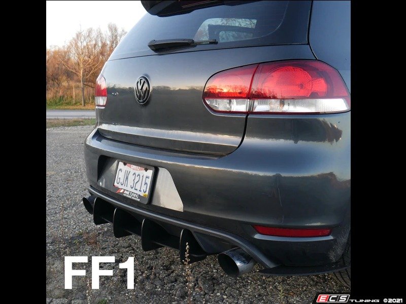 Beri-Backer - MK6GTIBERIBACKER - MK6 GTI Rear Diffuser Kit - Build Your Own