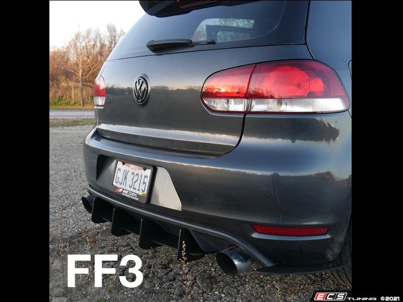 Beri-Backer - MK6GTIBERIBACKER - MK6 GTI Rear Diffuser Kit - Build Your Own