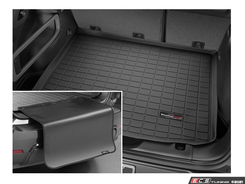 WeatherTech - 401357SK - Rear Trunk Liner with Bumper Protector - Black