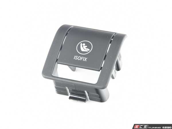 Genuine BMW - 52207499794 - ISOFIX Cover - Black (52-20-7-499-794)