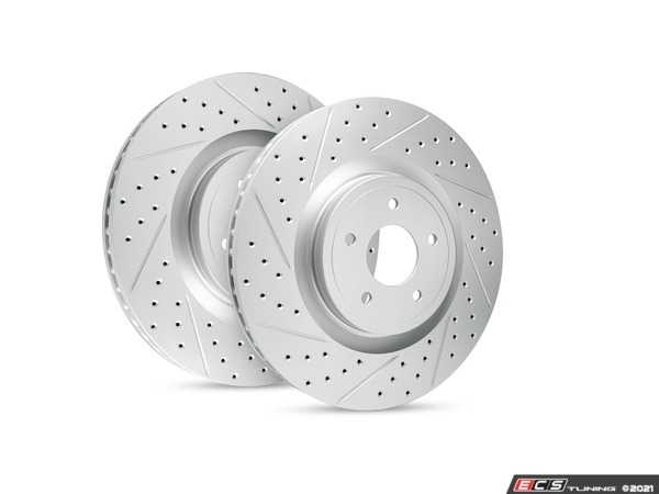 R1 Concepts - 22002-32018 - R1 Concepts Disc Brake Rotor Set - Carbon ...