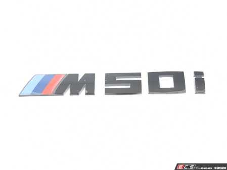 Genuine BMW - 51142472845 - LETTERING, BLACK, PAINTED (51-14-2-472-845)