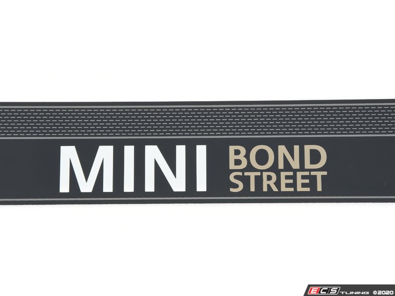 Genuine MINI - 51477406654 - "Bond Street" Door Sill Entry Strip ...