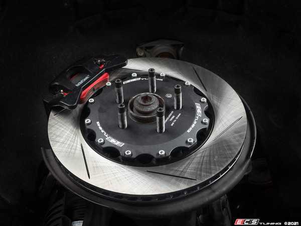 ECS - 016403LASKT - C7 S6/S7 Front & Rear Slotted Brake Rotors (400x38 ...