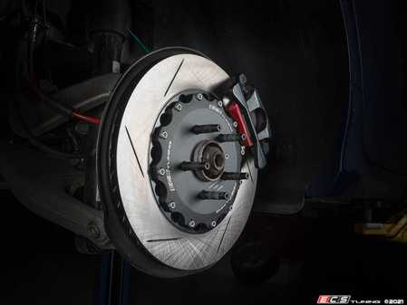 ECS - 016403LASKT - C7 S6/S7 Front & Rear Slotted Brake Rotors (400x38 ...