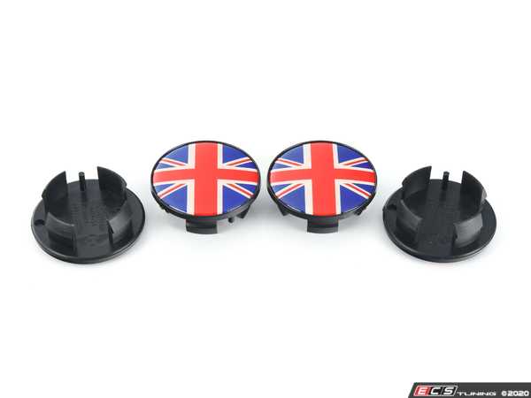 ECS - 36131171069 - Center Cap (54mm) Union Jack - Set Of Four