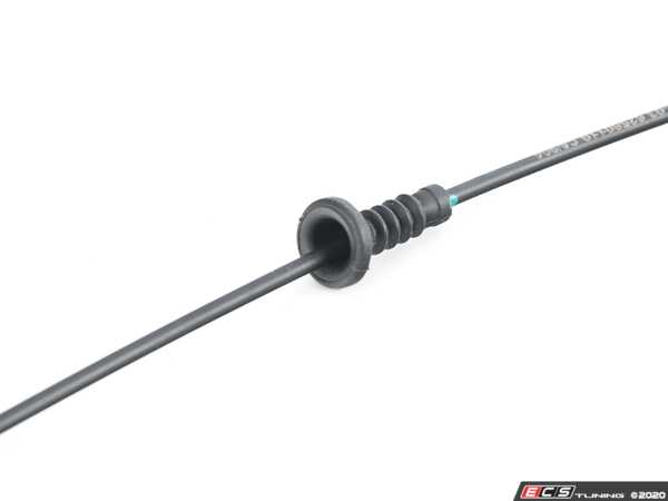 Genuine BMW - 51237313782 - Hood Release Cable - Rear (51-23-7-313-782)