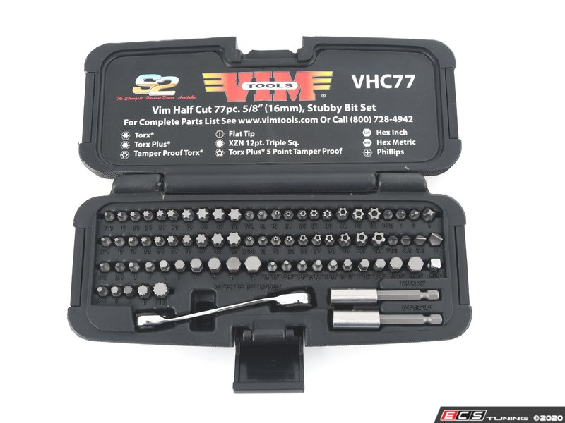 VIM Tools - VIMVHC77 - 77 Piece Half Cut Stubby Set