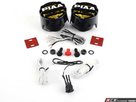 PIAA - 22-05370 - LP530 3.5" LED Ion Yellow Fog Light Kit, SAE Compliant