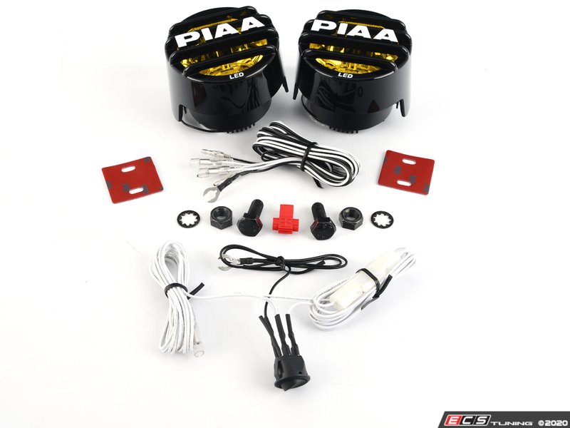 PIAA - 22-05370 - LP530 3.5" LED Ion Yellow Fog Light Kit, SAE Compliant